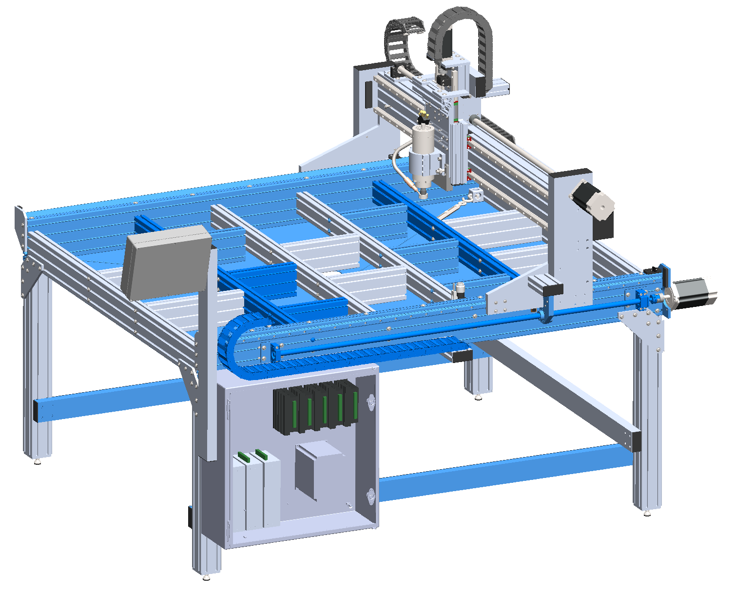 CNC Router 4×4 Configuration – Burks Builds