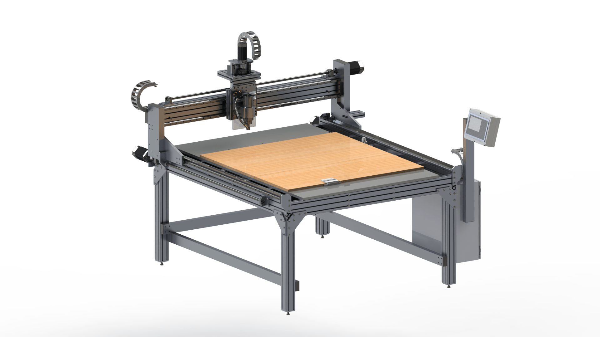 CNC Router 4×4 Configuration – Burks Builds