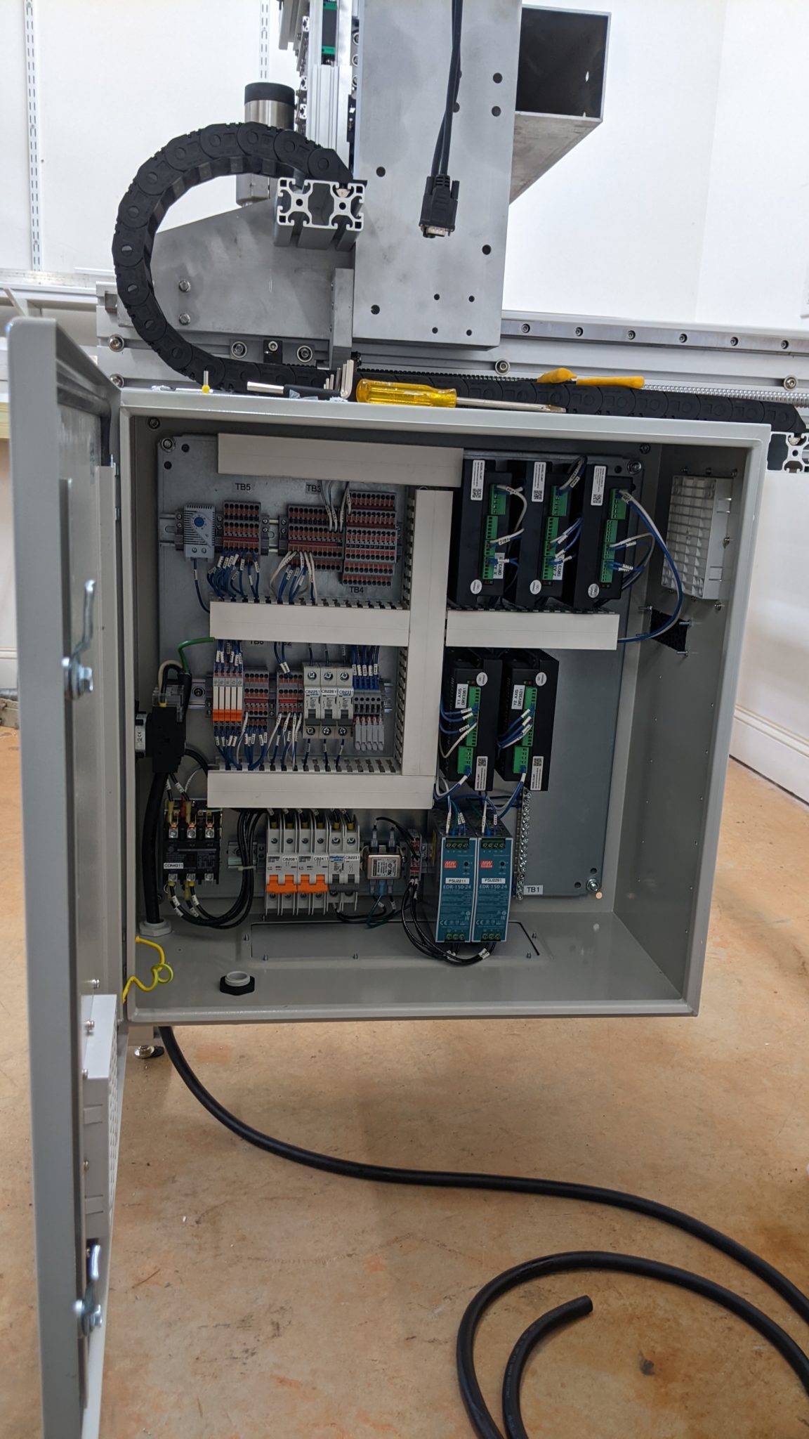 CNC Router Electrical Build – Burks Builds